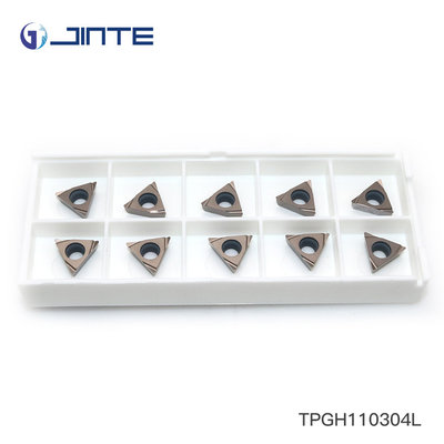 TPGH110304L Turning Boring Insert Carbide Boring Tool For Steel Machining