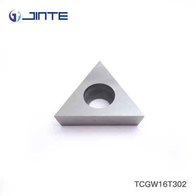 PCD CBN Carbide Insert Blanks , TCGW16T302 Cemented Carbide Insert Base