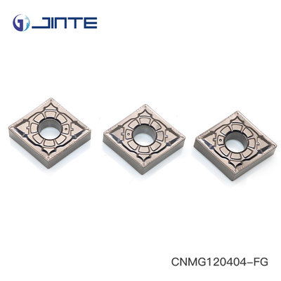 Carbide Metal Ceramic Turning Inserts For Lathe Machine CNMG120404-FG