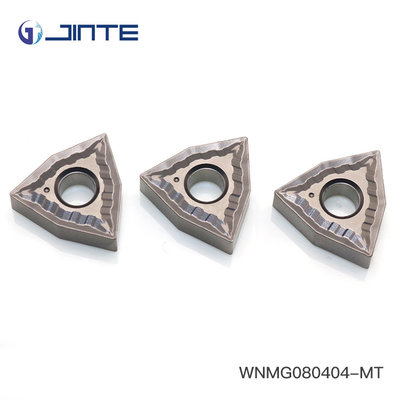 JT3000 Grade Cermet Inserts Metal Ceramic Lathe Cutting Tools WNMG080404
