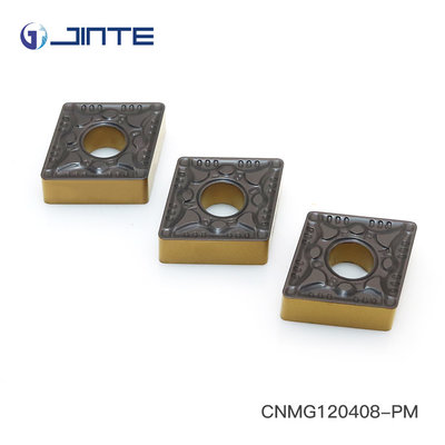 ISO Square Carbide Inserts , Carbide Turning Tips Inserts CNMG120408 - PM