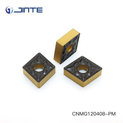 ISO Square Carbide Inserts , Carbide Turning Tips Inserts CNMG120408 - PM