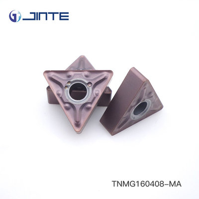 CNC Carbide Machining Inserts , TNMG160408 Cnc Turning Tools And Inserts