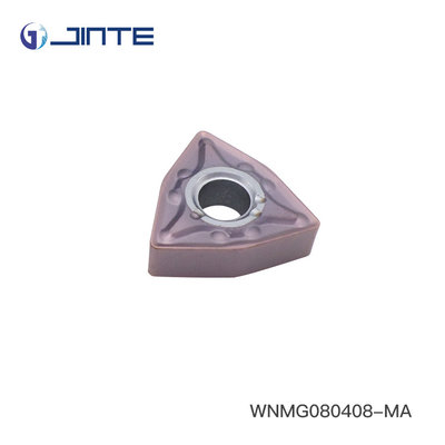 WNMG080408 Carbide Turning Inserts , Tungsten Carbide Tip Inserts Heat Resistant