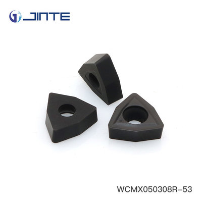 WCMX050308R 1044 Cnc Machine Tools Inserts , Carbide Indexable Milling Inserts