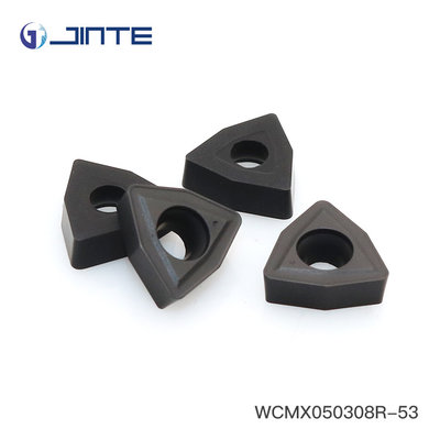 WCMX050308R 1044 Cnc Machine Tools Inserts , Carbide Indexable Milling Inserts