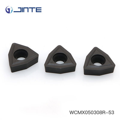 WCMX050308R 1044 Cnc Machine Tools Inserts , Carbide Indexable Milling Inserts