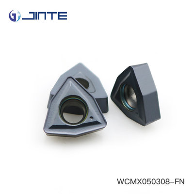Wear Resistance CNC Carbide Inserts Indexable Drilling Tools WCMX050308 - FN TT9080