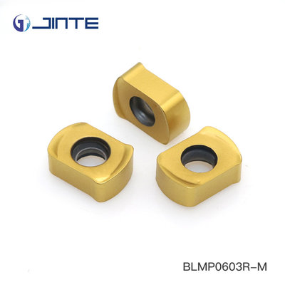 Steel Finishing Cemented Indexable Cutting Insert Milling Tools BLMP0603R - M