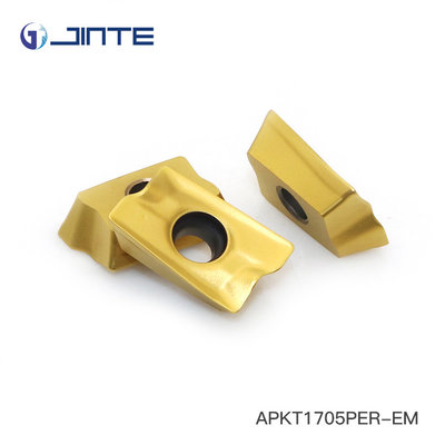 APKT1705PER - EM CNC Carbide Inserts , Indexable Carbide Milling Inserts