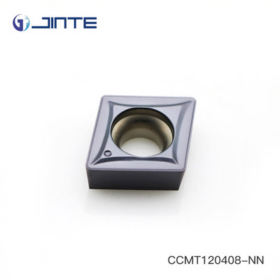 PVD Coating Cemented Carbide Inserts , CCMT120408 CNC Turning Tool Inserts