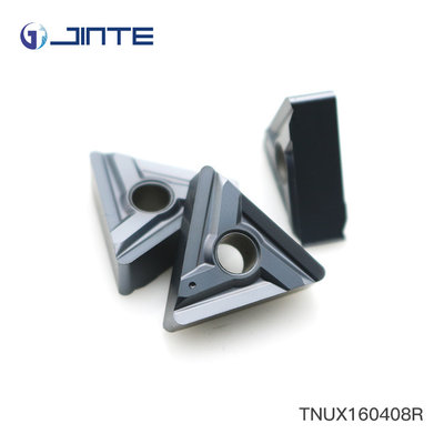 TNUX160408R Cnc Turning Tools Inserts , Tungsten Indexable Inserts Used In Cnc Tooling