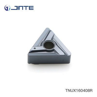 TNUX160408R Cnc Turning Tools Inserts , Tungsten Indexable Inserts Used In Cnc Tooling