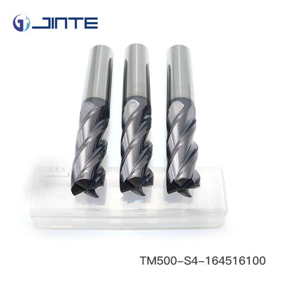 HRC45-50 ISO CNC Tungsten Carbide End Mill 4 Flute Milling Cutter Tools
