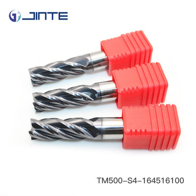 HRC45-50 ISO CNC Tungsten Carbide End Mill 4 Flute Milling Cutter Tools