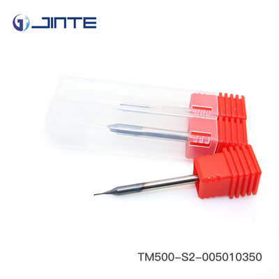 HRC 55 2 Flute 0.05mm Cnc End Mill Tools , Solid Carbide Milling Cutters