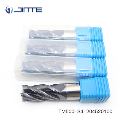 20mm Long Neck Tungsten Carbide End Mill , High Precision Carbide Square End Mill