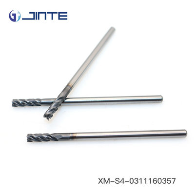 Four Flutes Machines Tools Cnc End Mill Carbide Diameter 3mm For Milling Cutter