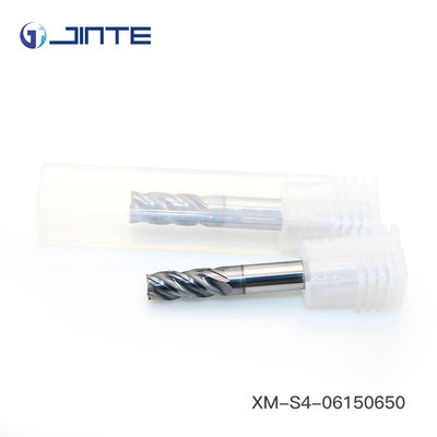 Solid Carbide Cnc End Mill 4 Blade Flat Head Flute Milling Cutter 6*50