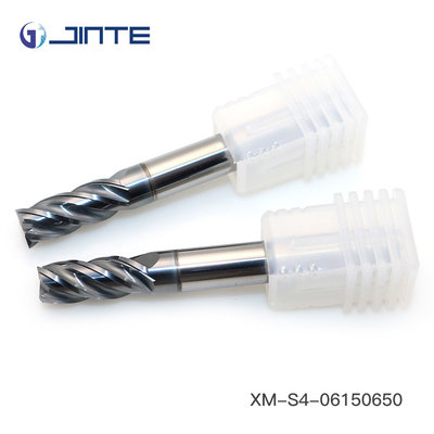 Solid Carbide Cnc End Mill 4 Blade Flat Head Flute Milling Cutter 6*50