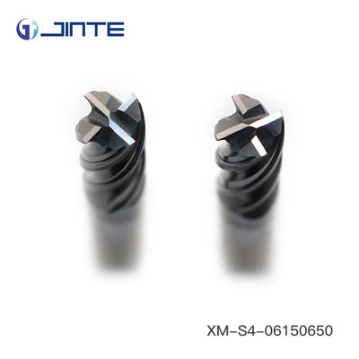 Solid Carbide Cnc End Mill 4 Blade Flat Head Flute Milling Cutter 6*50