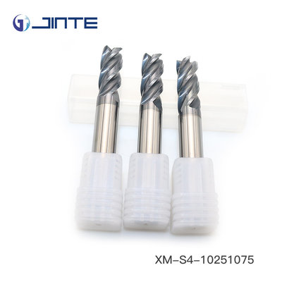 Hardened Steel Material HRC65 CNC Machining End Mill Cutter In XM Grade