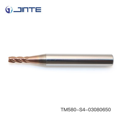 CNC Machines Tools Spiral End Mill For Milling Cutter , Four Flute End Mill