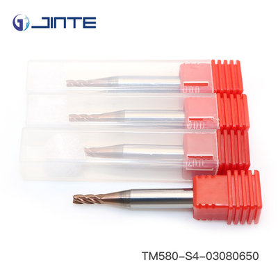 CNC Machines Tools Spiral End Mill For Milling Cutter , Four Flute End Mill