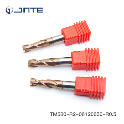 High Performance 2 Flute Corner Radius Milling Cutters With AlCrSiN Coated