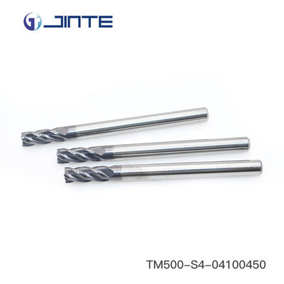 4mm Solid Carbide 4 Flutes Square End Mill CNC Cutting Tools For Metal