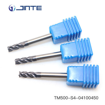 4mm Solid Carbide 4 Flutes Square End Mill CNC Cutting Tools For Metal