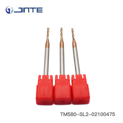 Solid Carbide 2 Flute Flat Tapered End Mills Bits Cutting Tools For CNC Machining