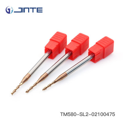 Solid Carbide 2 Flute Flat Tapered End Mills Bits Cutting Tools For CNC Machining