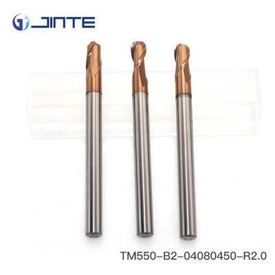 High Hardness Carbide Milling Cutters 1-2mm CNC Flute End Mill Iso Certified