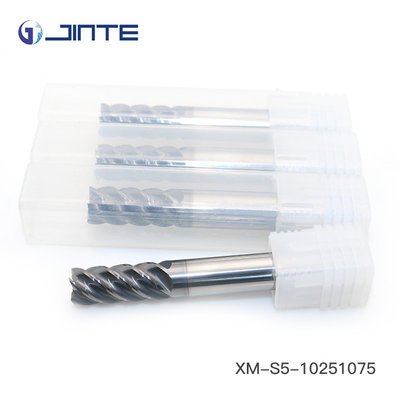 5 Flutes Solid Carbide Milling Cutters CNC Cutting Tools For Stainless Steel