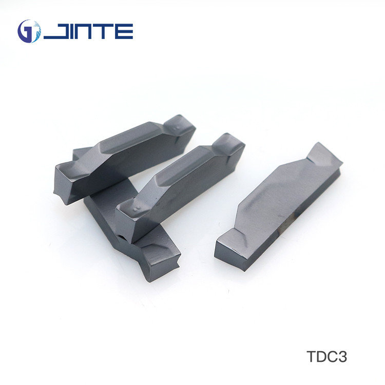 TP822 Grade Parting And Grooving Inserts , TDC3 Light Cutting Parting Tool Inserts