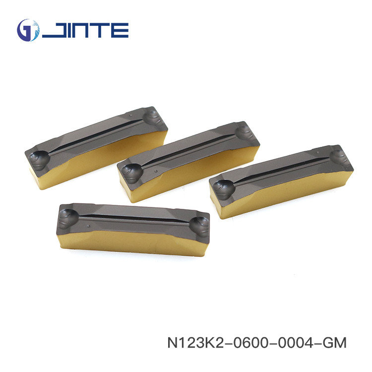 92HRC Hardness Custom Carbide Inserts Carbide Grooving Tools N123K2-0006-GM