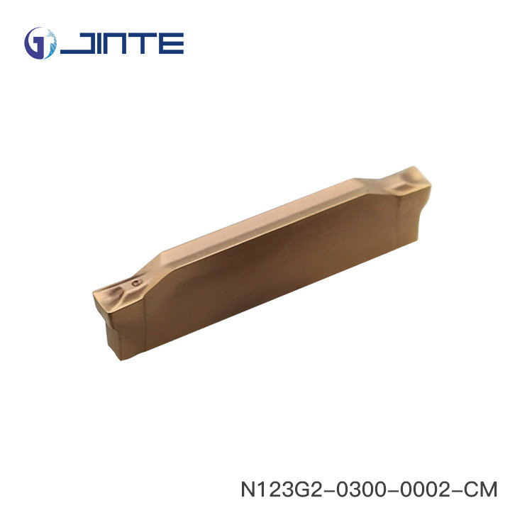 HRC90 Hardness CNC Carbide Grooving Tools Insert N123G2-0300-0002-CM