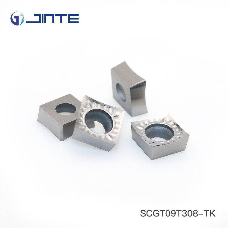 Tungsten Carbide Cnc Aluminum Inserts SCGT 09T308 High Metal Removal Rate
