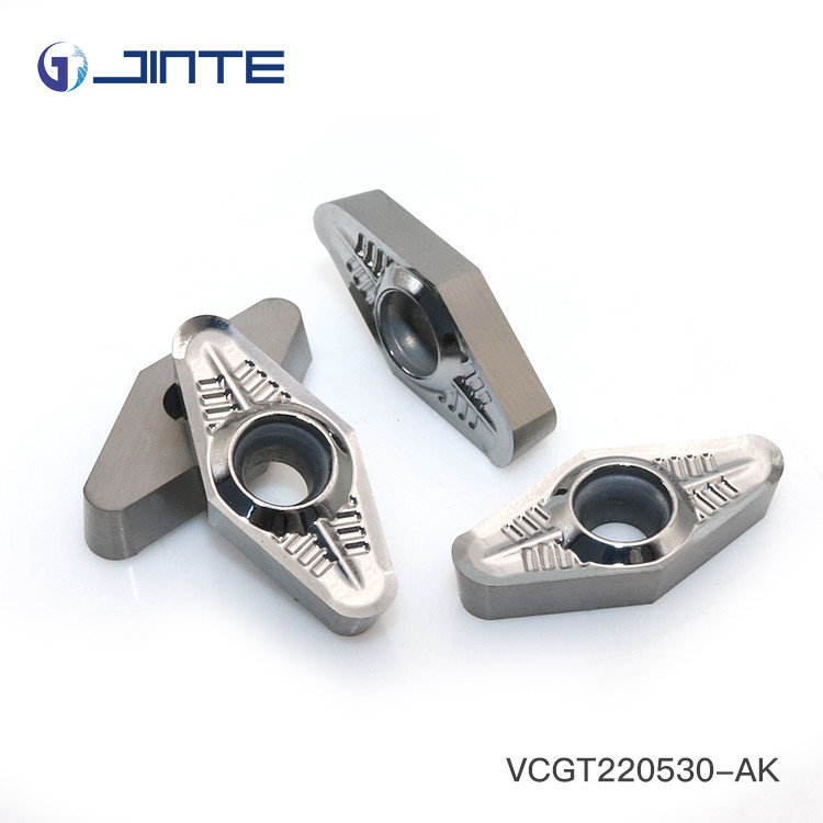 VCGT220530 Custom Carbide Inserts Turning Cutter For Aluminum Alloy Processing