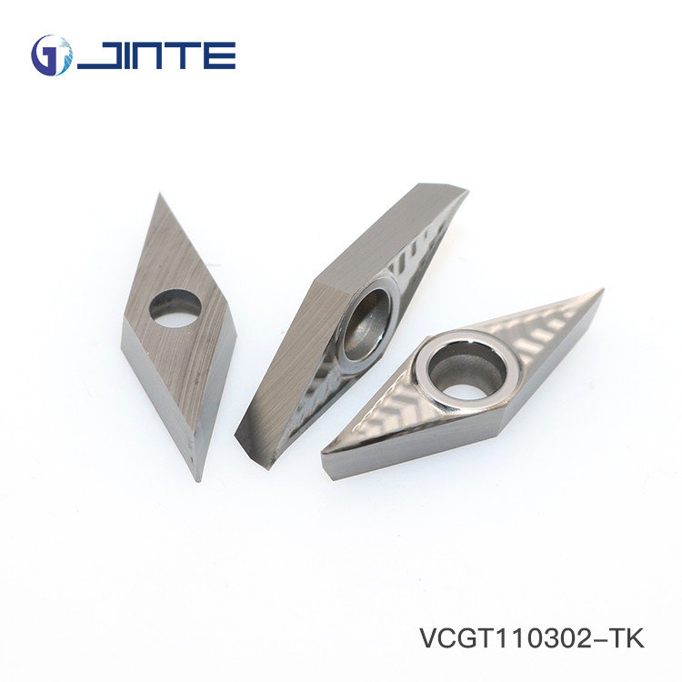 High Precision Carbide Inserts For Aluminum Lathe Turning Tools VCGT110302