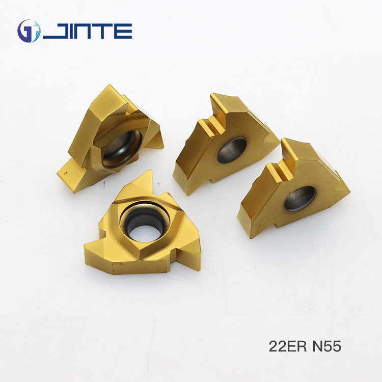 22IR N55 Internal Threading Inserts , Lathe Threading Tool Inserts ISO 9001 Approved