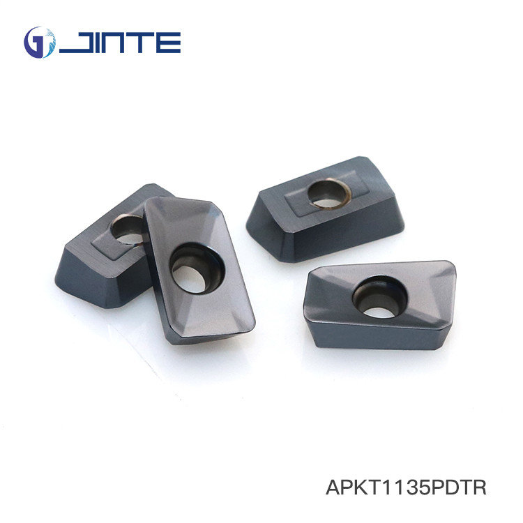 Tungsten Carbide Milling Inserts CNC Milling Tool PVD Coated APKT1135PDTR
