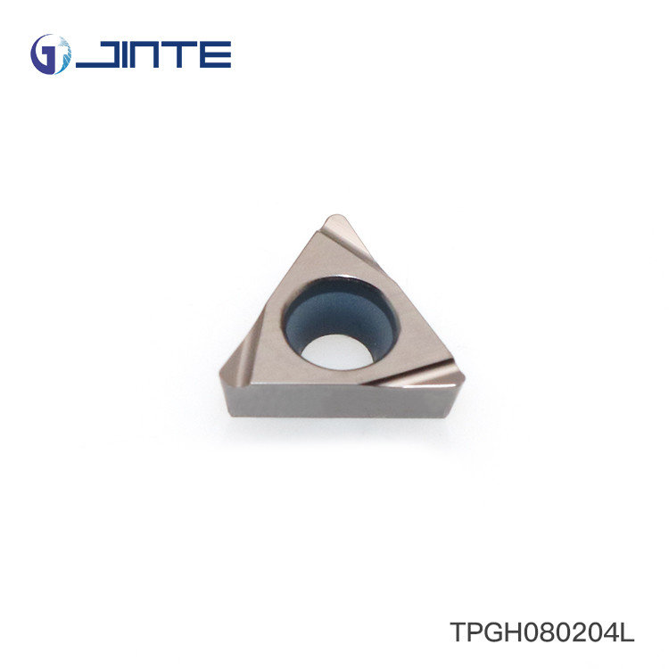 Precision Boring Insert , Tungsten Carbide Inserts For Turning Machining TPGH080204L