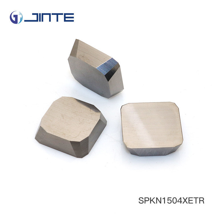 Good Toughness Carbide Cermet Inserts , Metal Ceramic Inserts For Milling SPKN1504