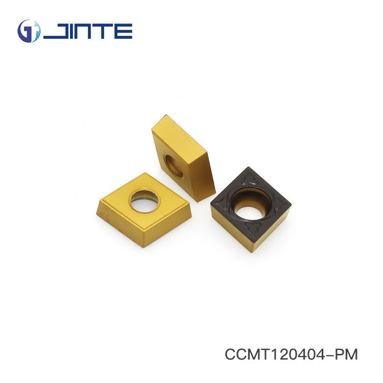 CNC Carbide Hard Turning Inserts , Tungsten Carbide Inserts Cutting Tools CCMT120404 - PM