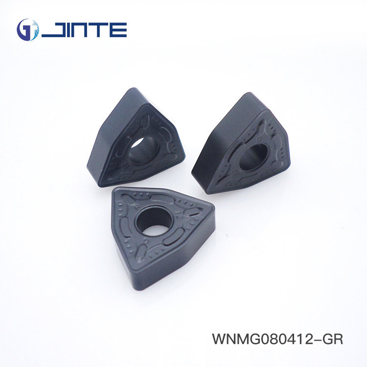 WNMG080412 - GR Coated Carbide Insert Turning Tools For Hard Steel Semi - Finishing