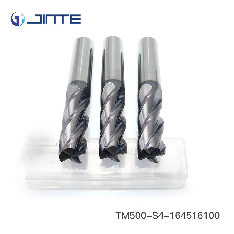 HRC45-50 ISO CNC Tungsten Carbide End Mill 4 Flute Milling Cutter Tools
