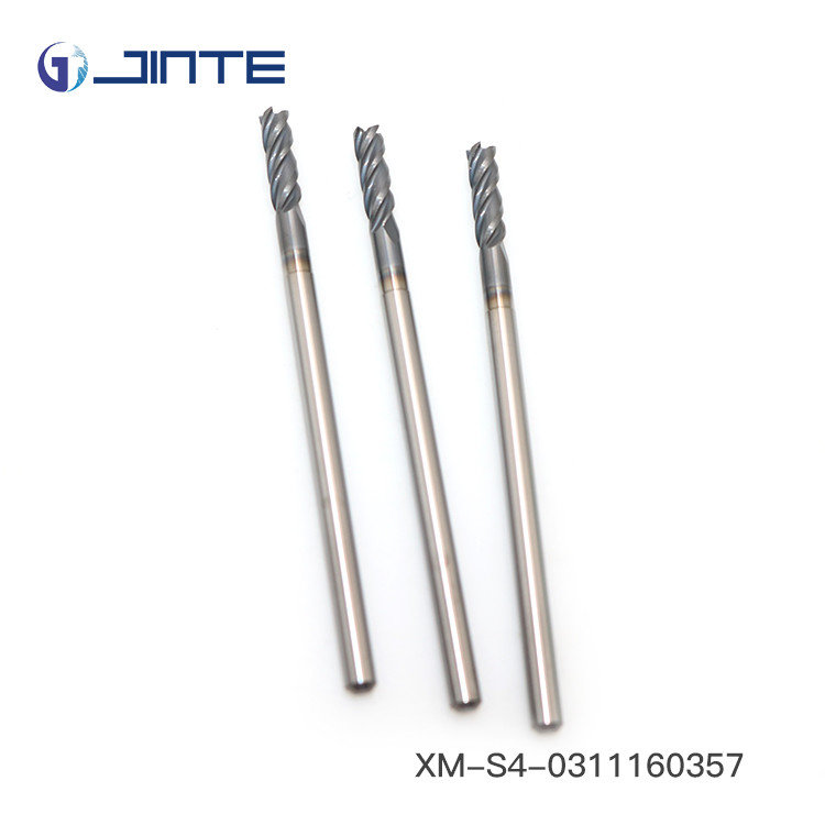 Four Flutes Machines Tools Cnc End Mill Carbide Diameter 3mm For Milling Cutter