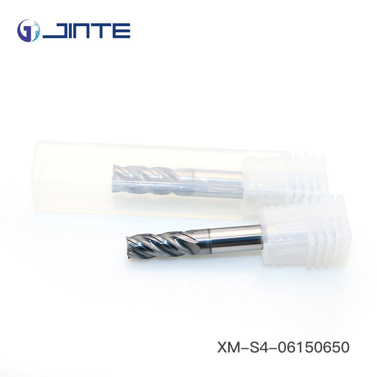 Solid Carbide Cnc End Mill 4 Blade Flat Head Flute Milling Cutter 6*50